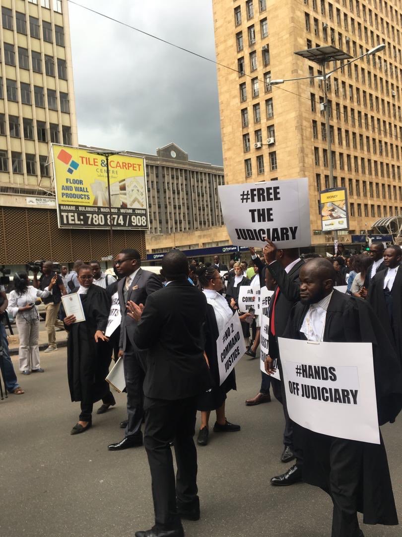 PICTURES: Lawyers March In Harare Today Against 'Miscarriage of Justice ...