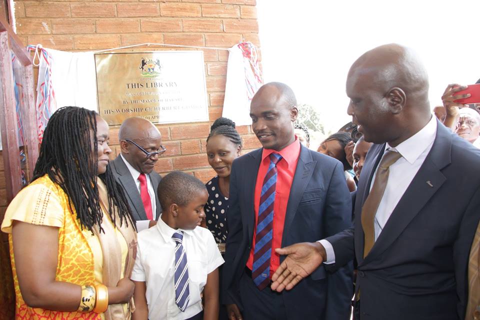 PICTURES: Harare Mayor, Gomba Officially Opens Kuwadzana Library