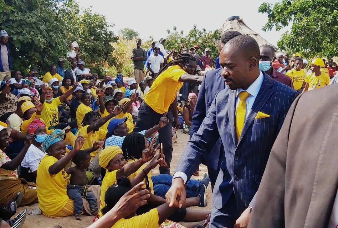 PICTURES: Chamisa Attends Burial Of CCC Supporter Murdered At Kwekwe ...
