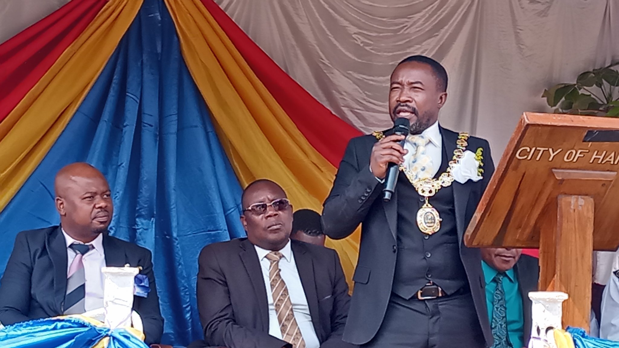 LISTEN: Harare Mayor Addresses Service Delivery Concerns At AFM Church ...