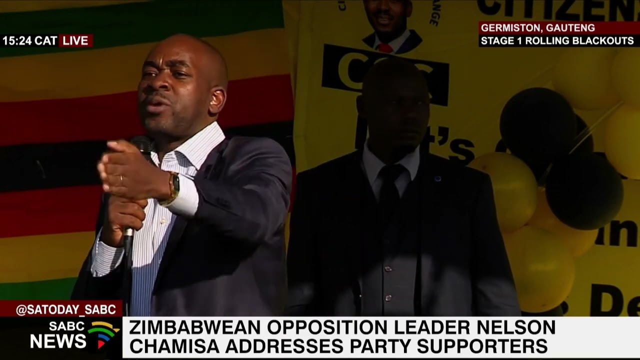 Chamisa's South African Rally Broadcast Live On SABC News ⋆ Pindula News