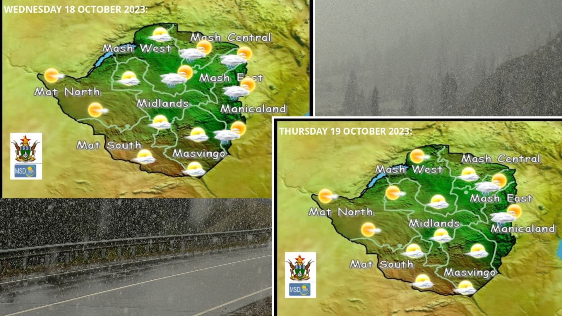 MSD: Significant Amounts Of Rainfall Expected In Some Parts Of Zimbabwe ⋆ Pindula News