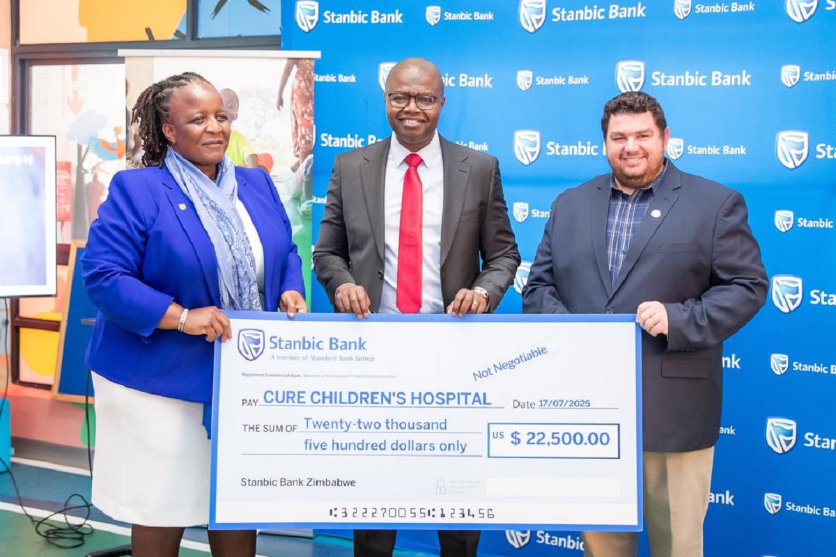 Stanbic Bank Donates US$22,500 To Cure Children's Hospital ⋆ Pindula News