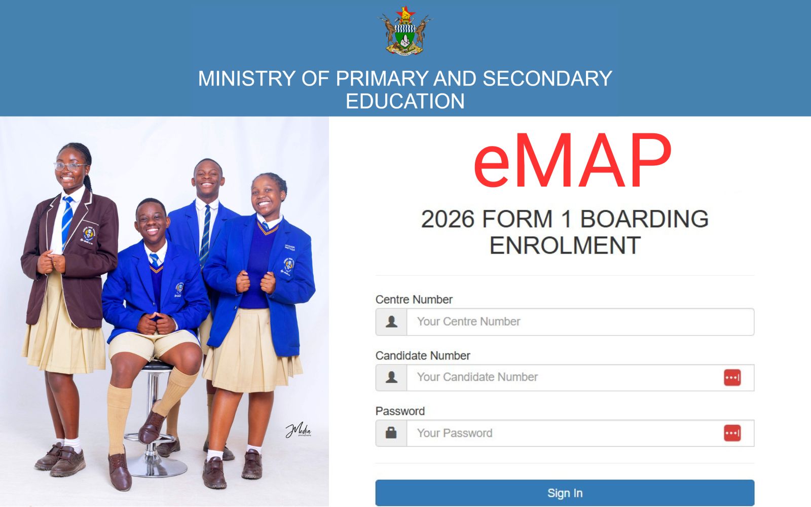 EMAP: How To Apply For 2026 Form 1 Boarding Places ⋆ Pindula News
